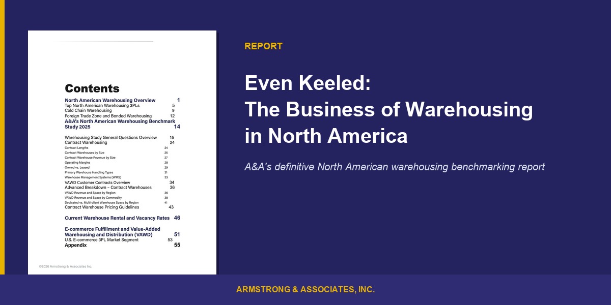 Armstrong & Associates Releases New Landmark Report: Even Keeled: The ...